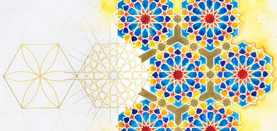 L'art des motifs islamiques (géométrie sacrée)